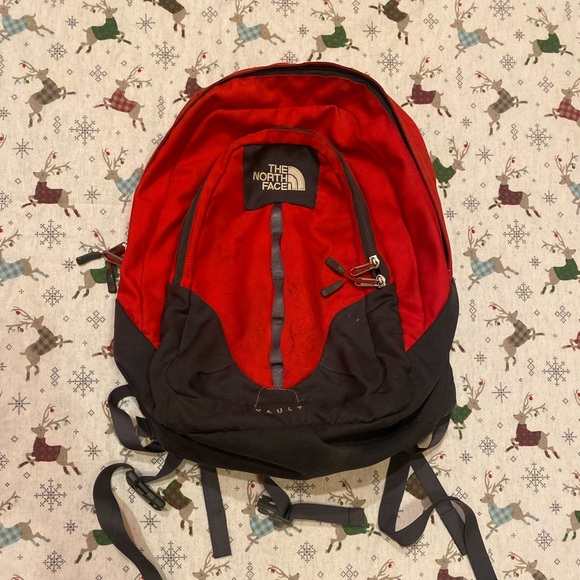 The North Face | Bags | Red Northface Vault Backpack | Poshmark